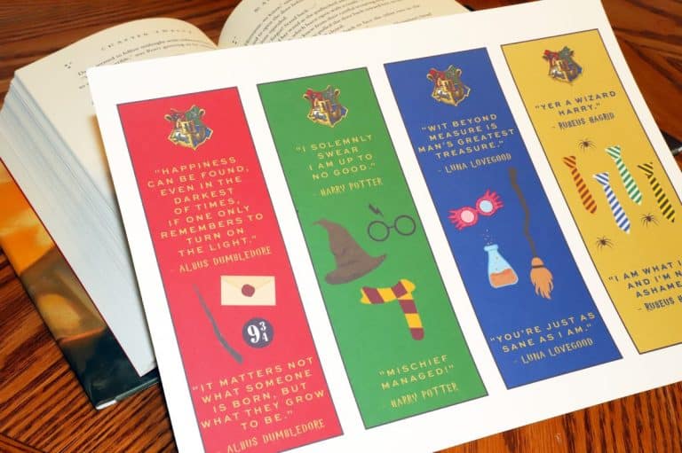 Harry Potter Character Quote Bookmarks | Free Printable - For the Love ...