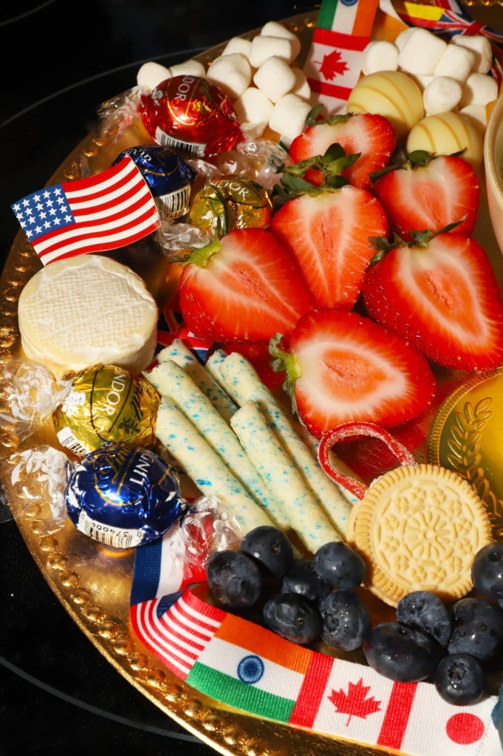 Team USA Olympics Dessert Board - For the Love of Food