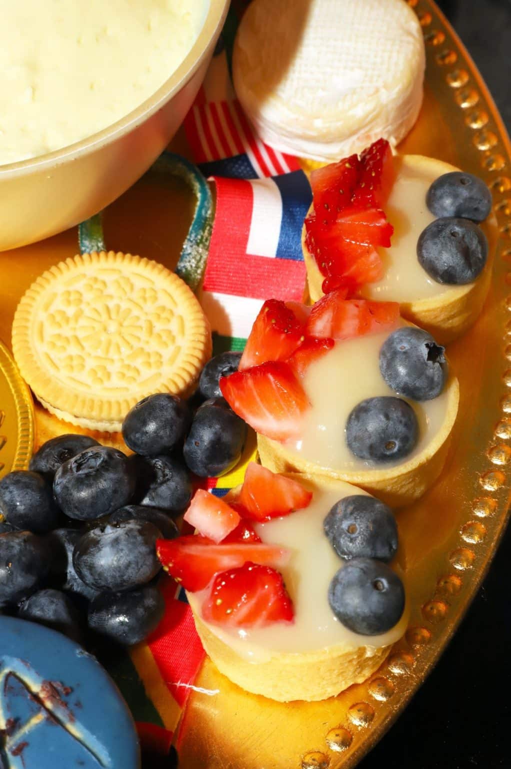 Team USA Olympics Dessert Board - For the Love of Food