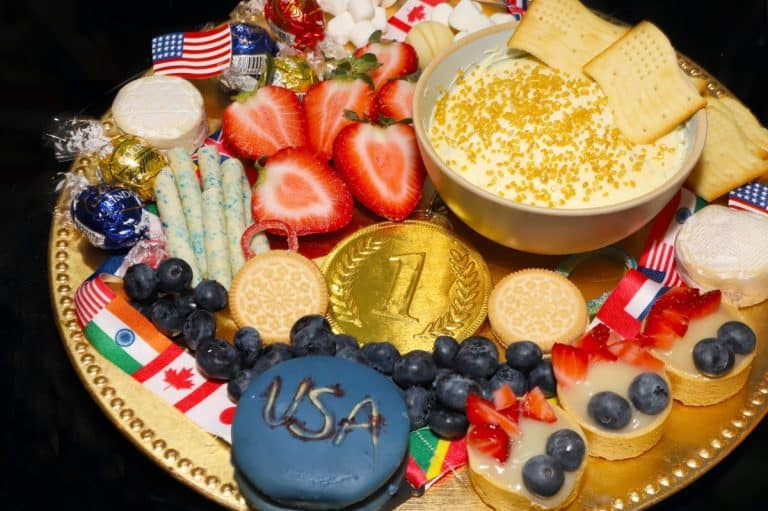 Team USA Olympics Dessert Board - For the Love of Food