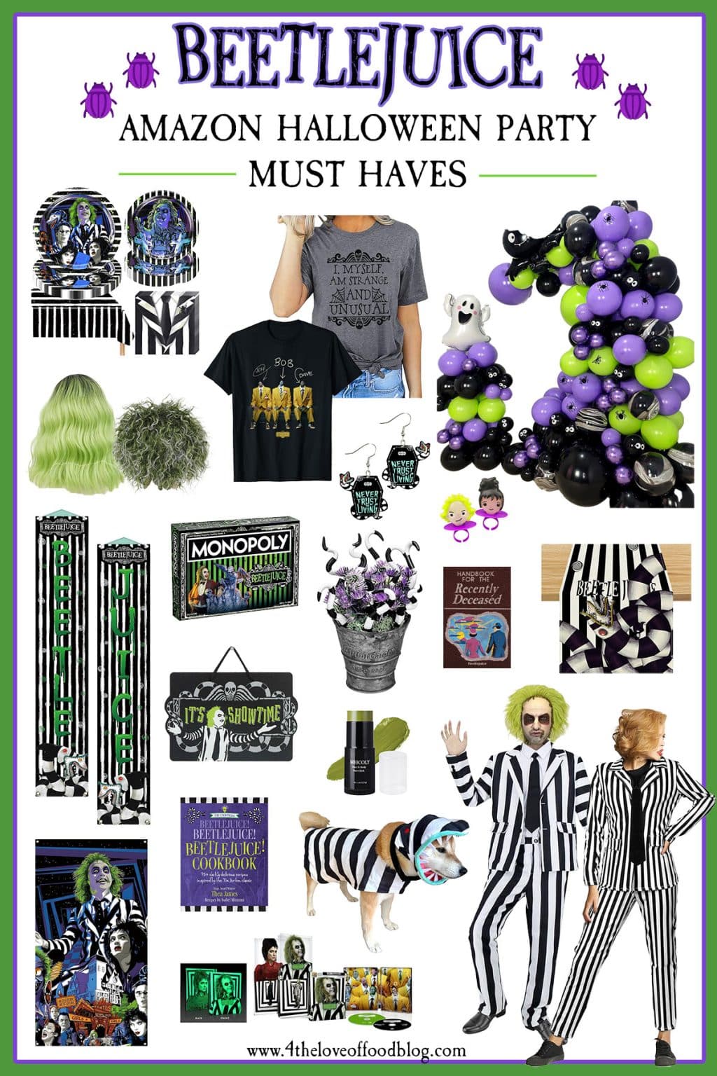 Beetlejuice Amazon Halloween Party Gift Guide - For the Love of Food