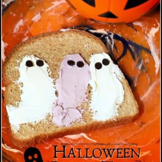 Halloween Ghost Toast - For the Love of Food
