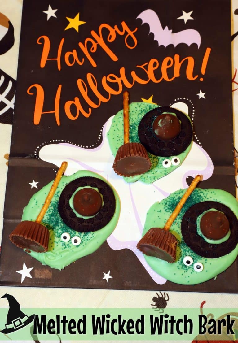 Melted Wicked Witch Bark - For the Love of Food