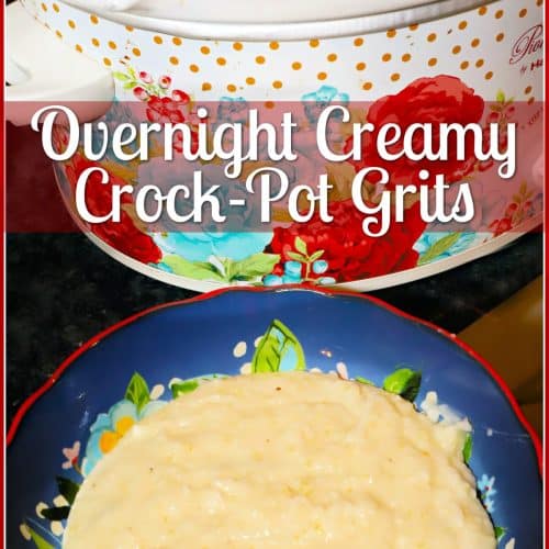 Overnight Creamy Crock-Pot Grits - For the Love of Food
