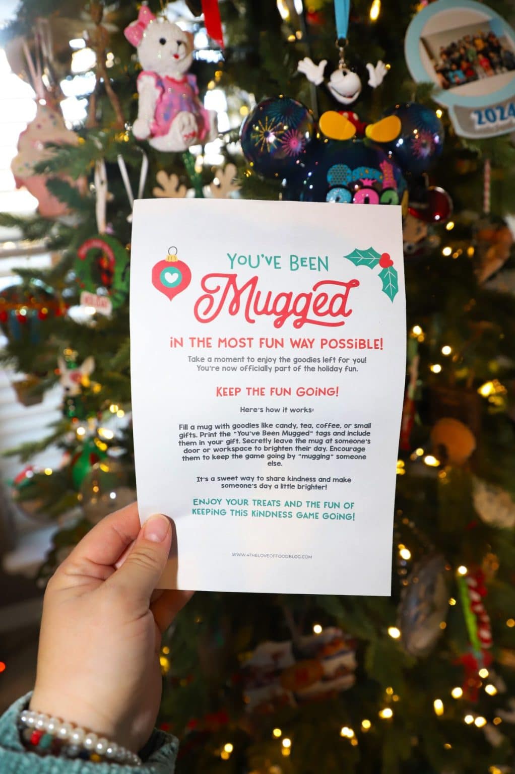 You've Been Mugged Christmas Gift Idea and Printable Tags - For the ...