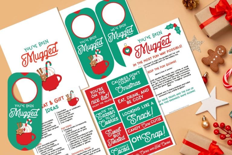 You've Been Mugged Christmas Gift Idea and Printable Tags - For the ...