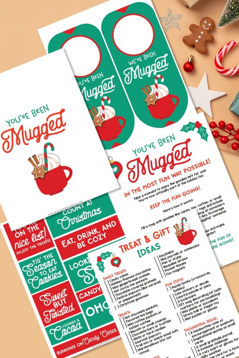 You've Been Mugged Christmas Gift Idea and Printable Tags - For the ...