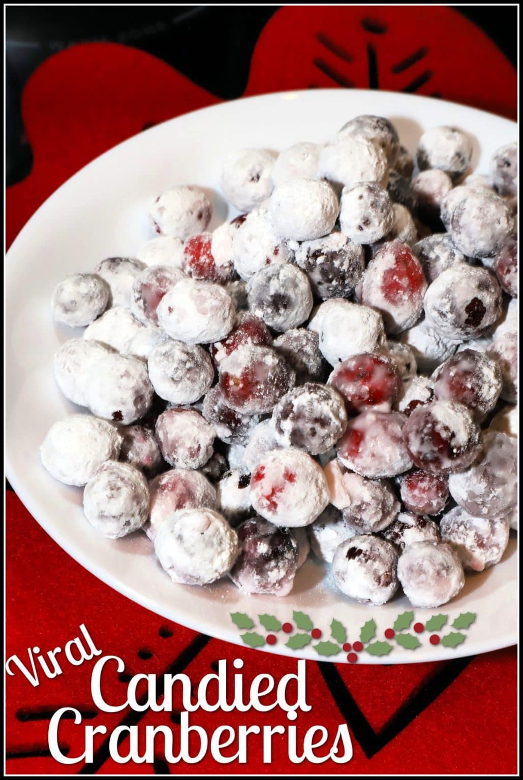 Viral Candied Cranberries - For the Love of Food