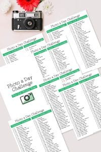 Photo A Day Challenge | Free Printable Checklists - For the Love of Food